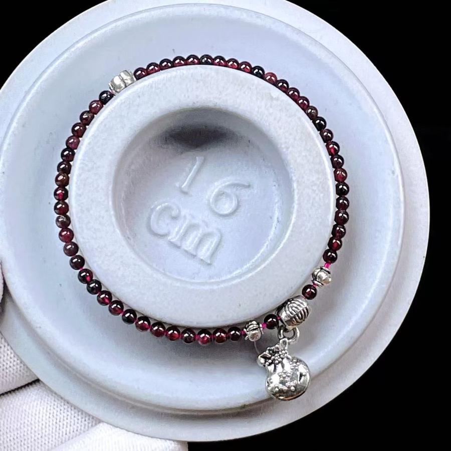 PROME 天然石 特別仕様品・再入荷不可・ガーネット・ブレスレット・P4782 : p4782 : 天然石工場直売店 PROME - 通販 - Yahoo!ショッピング