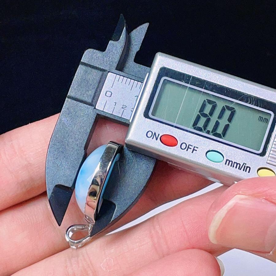 PROME 天然石 一点物 ラリマー s925 シルバー NO.V1652 :V1652:PROME - 通販 - Yahoo!ショッピング