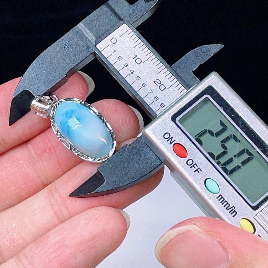 PROME 天然石 一点物 ラリマー s925 シルバー NO.V1654 : 天然石工場直売店 PROME - 通販 - Yahoo!ショッピング