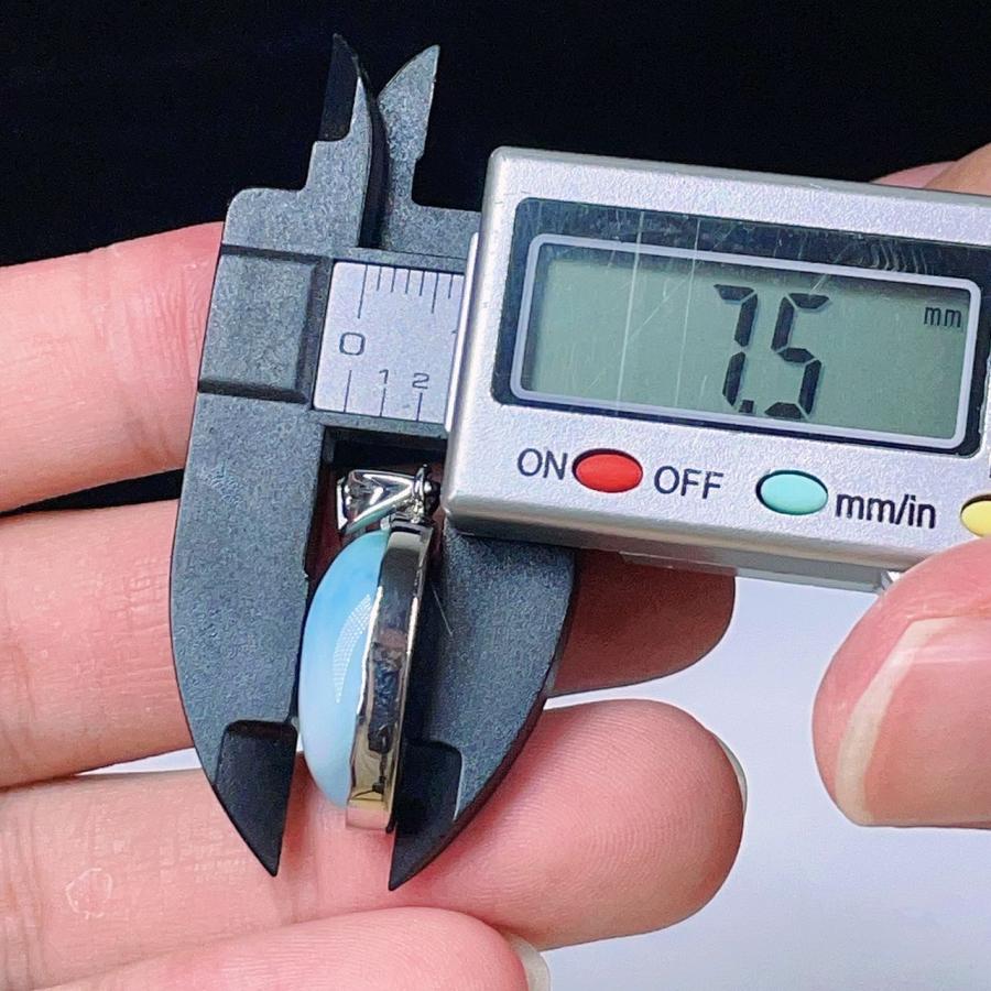 PROME 天然石 一点物 ラリマー s925 シルバー NO.V1654 : 天然石工場直売店 PROME - 通販 - Yahoo!ショッピング