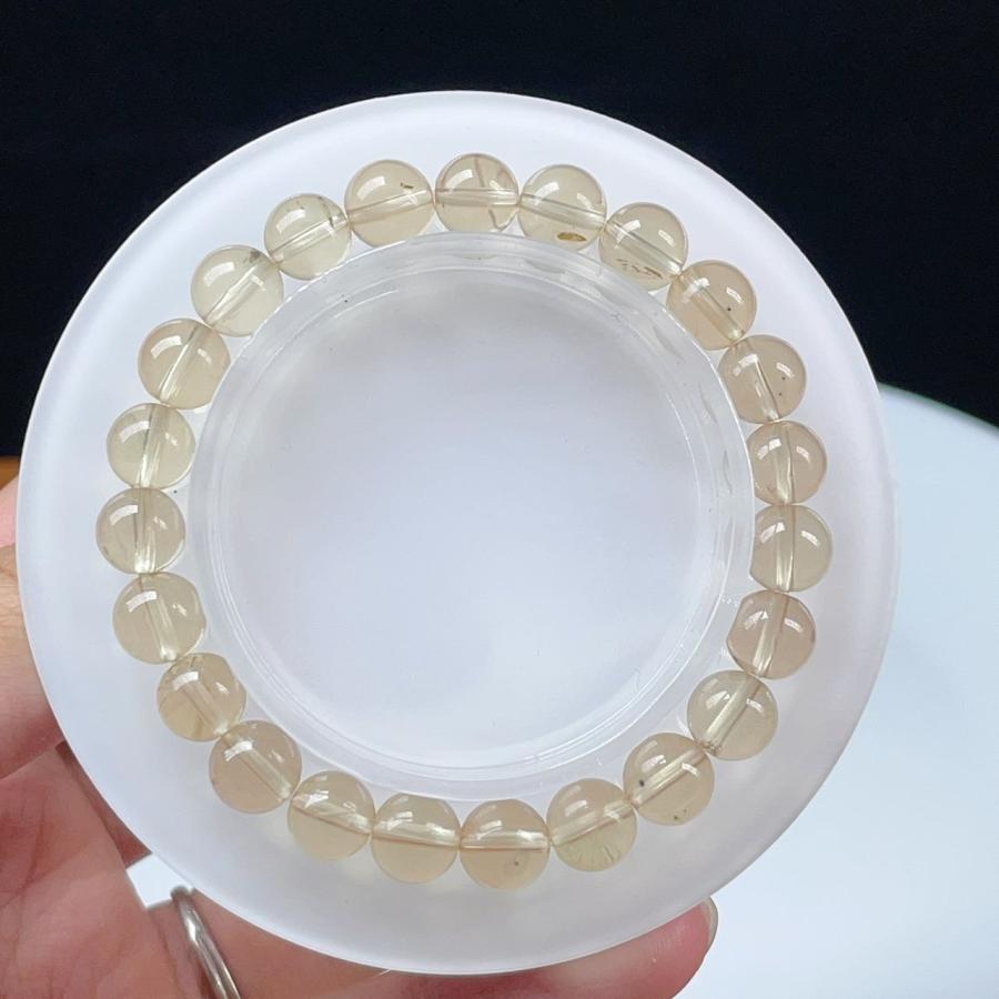 PROME 天然石 一点物 チベット産 キャンディー色 カラーチェンジアンデシン （チベットの聖石）チベットナイト ブレスレット NO ...