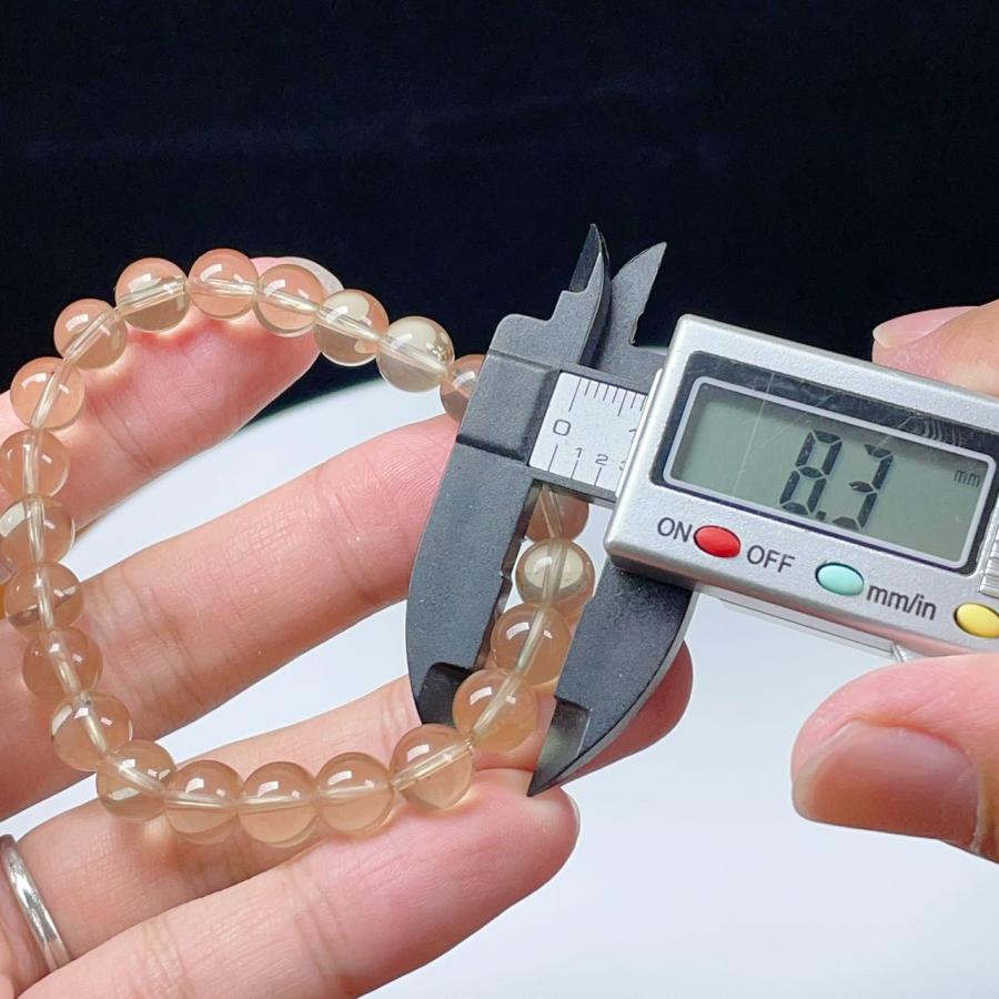 PROME 天然石 一点物 チベット産 キャンディー色 カラーチェンジアンデシン （チベットの聖石）チベットナイト ブレスレット NO ...