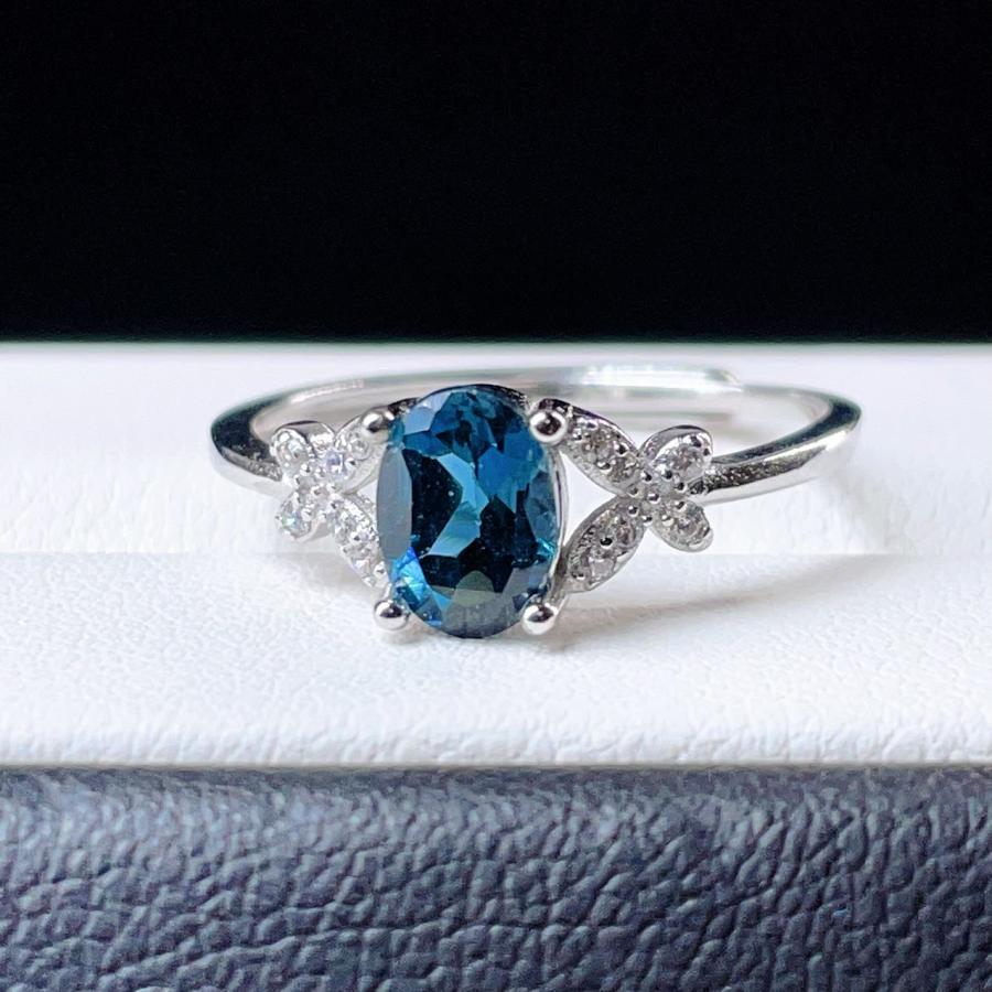 PROME・PREMIUM 天然石 一点物・特別仕様品・ロンドントパーズ・指輪・フリーサ イズ・SILVER925製・シルバー・V28111 ...