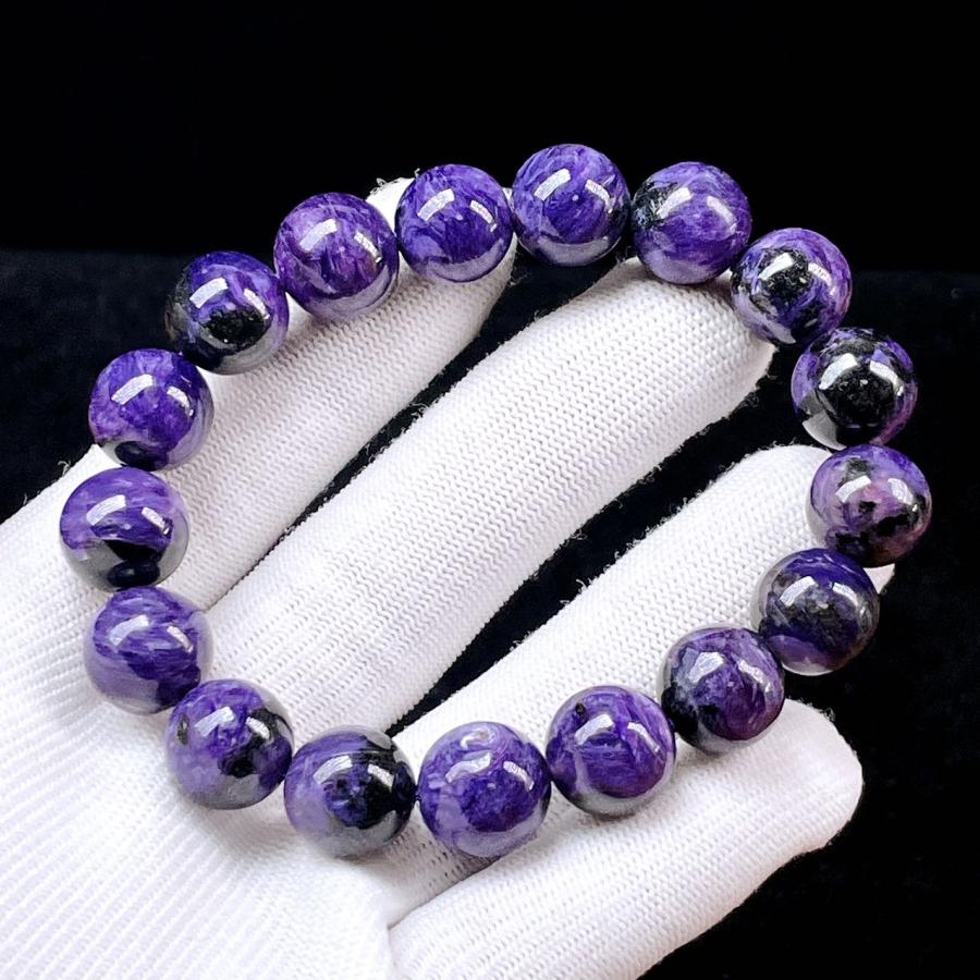 PROME 天然石 一点物・チャロアイト・ロシア産・ブレスレット・ NO.V38709 : v38709 : 天然石工場直売店 PROME - 通販 - Yahoo!ショッピング