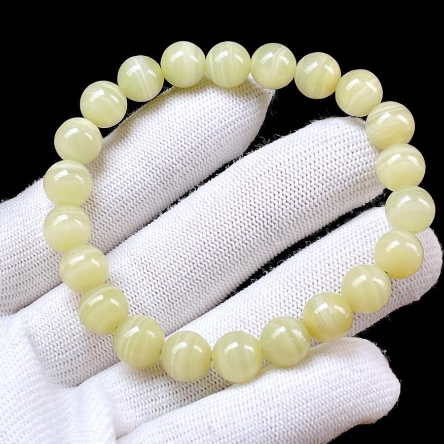 PROME 天然石 一点物・希少性・グリーンカルサイト・アフガニスタン産・ブレスレット NO.V38838 : 天然石工場直売店 PROME - 通販 - Yahoo!ショッピング