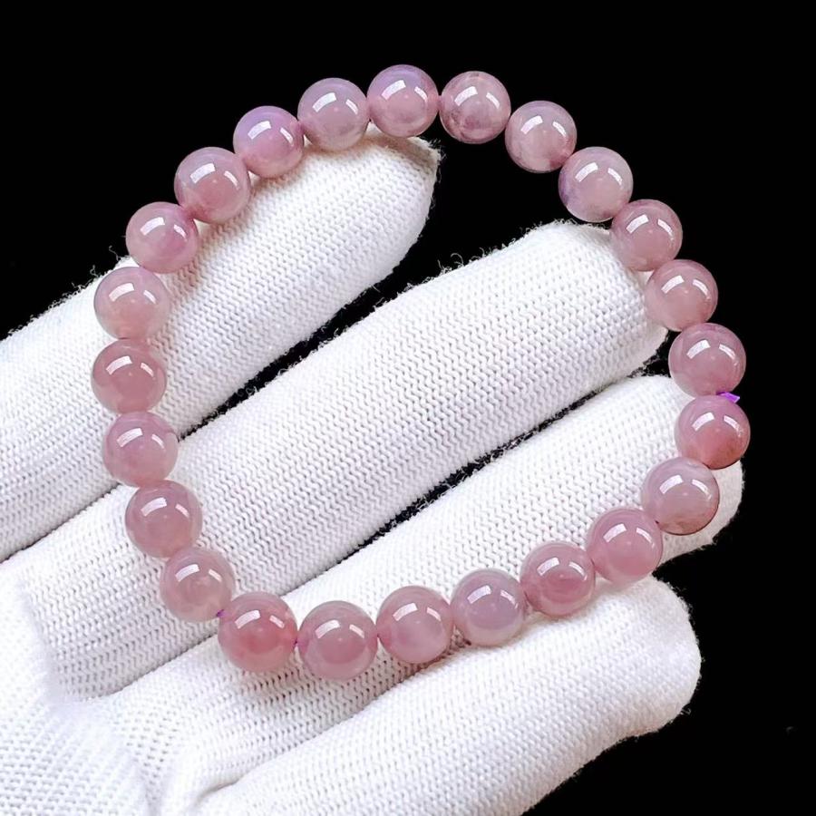 PROME 天然石 一点物・ディープローズクォーツ・Deep Rose Quartz・ブラジル産・ブレスレット V47093 : 天然石工場 ...