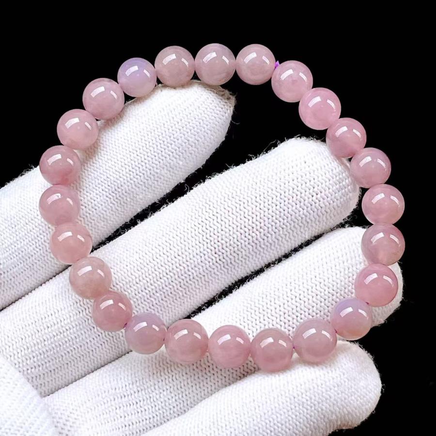 PROME 天然石 一点物・ディープローズクォーツ・Deep Rose Quartz・ブラジル産・ブレスレット V47099 : 天然石工場 ...