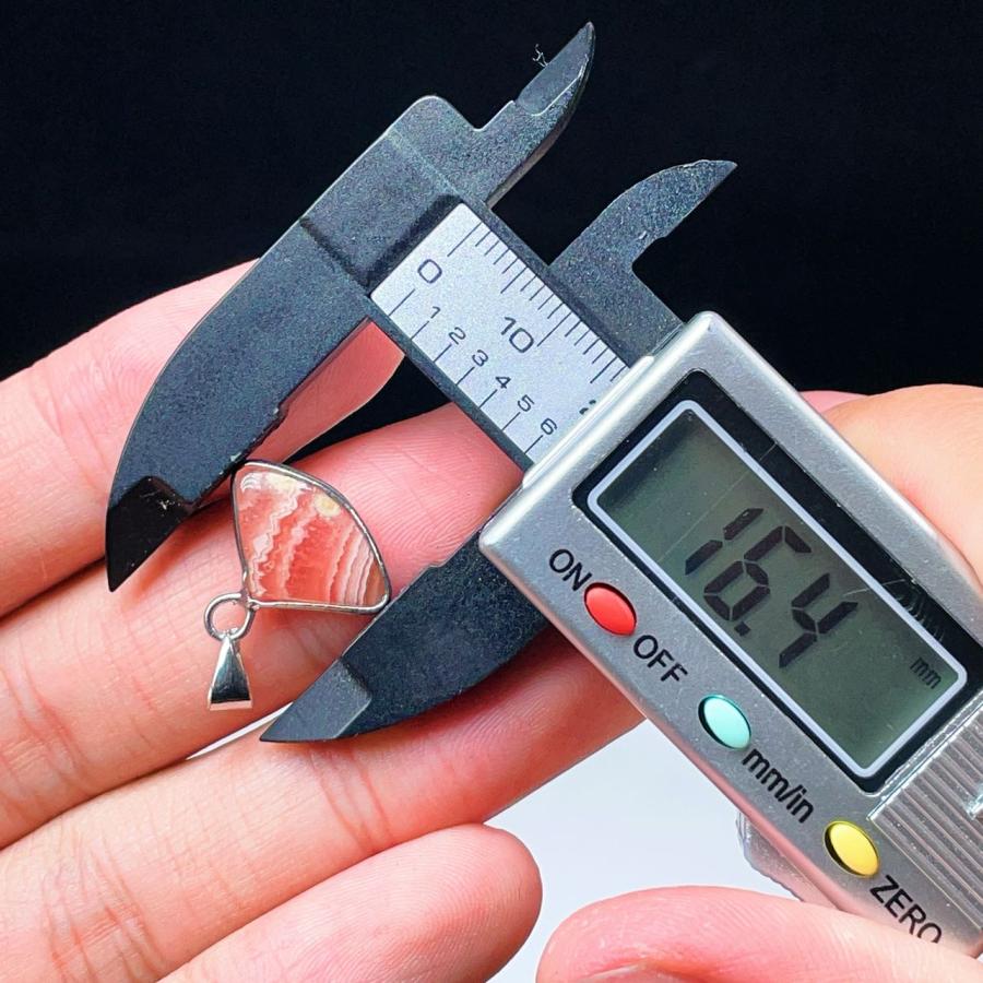 PROME 天然石 一点物 インカローズ （アルゼンチン産） 白銅 NO.V5280 : 天然石工場直売店 PROME - 通販 ...