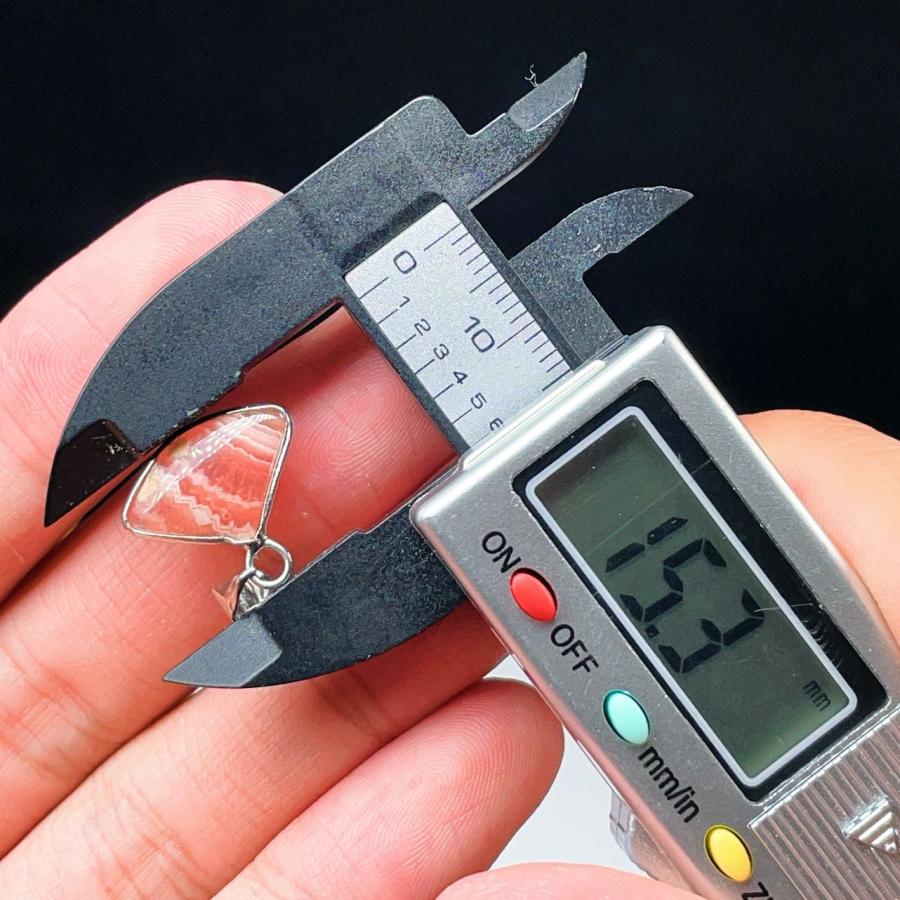 PROME 天然石 一点物 インカローズ （アルゼンチン産） 白銅 NO.V5280 : 天然石工場直売店 PROME - 通販 ...