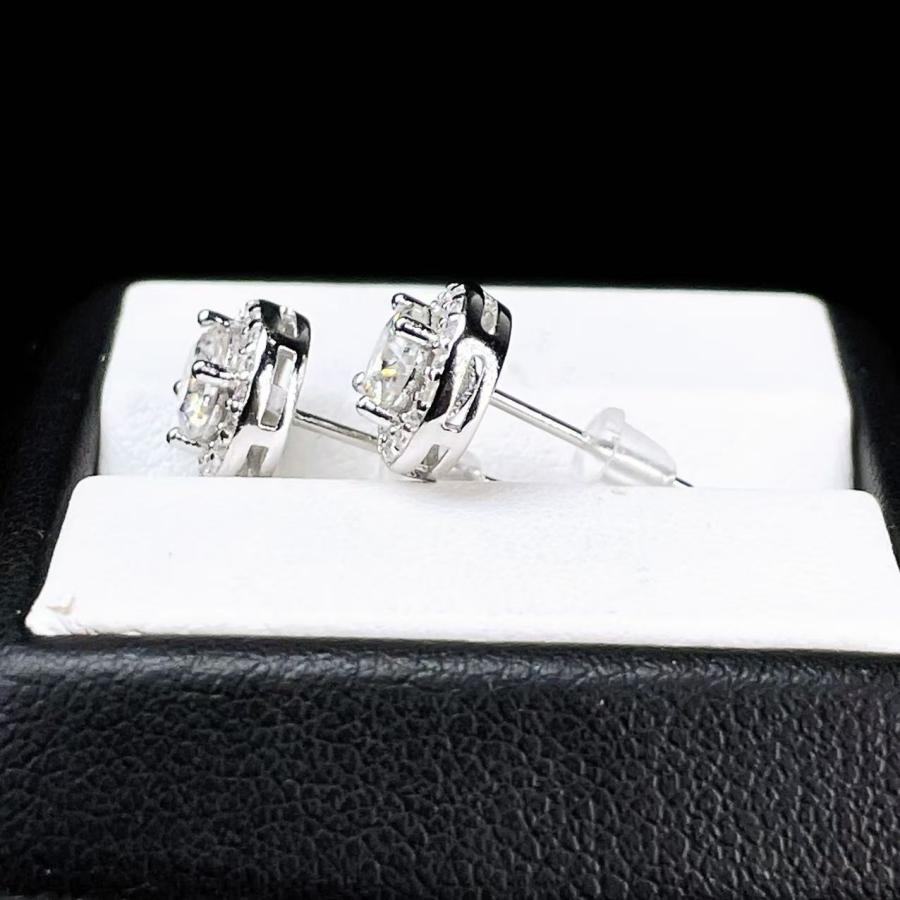 PROME・天然石 一点物・特別仕様品・宝石質・高品質・モアサナイト・SILVER925製・シルバー・金属アレルギー対応・ピアス・V53510 ...