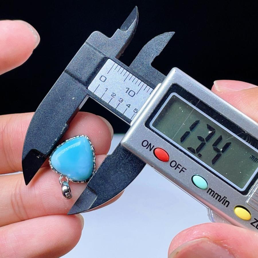 PROME 天然石 一点物 ラリマー 銀 シルバー S925 NO.V5728 : 天然石工場直売店 PROME - 通販 - Yahoo!ショッピング