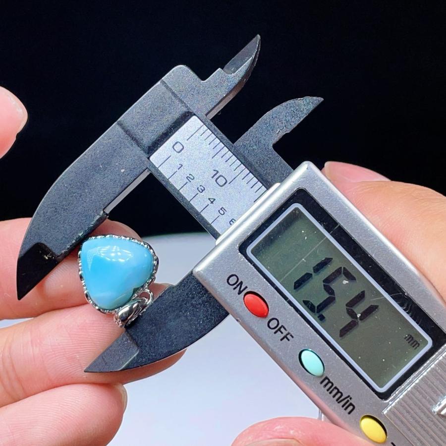 PROME 天然石 一点物 ラリマー 銀 シルバー S925 NO.V5728 : 天然石工場直売店 PROME - 通販 - Yahoo!ショッピング