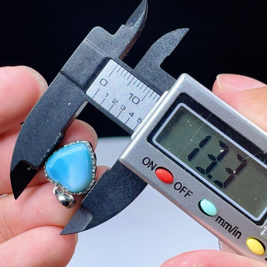 PROME 天然石 一点物 ラリマー 銀 シルバー S925 NO.V5733 : 天然石工場直売店 PROME - 通販 - Yahoo!ショッピング