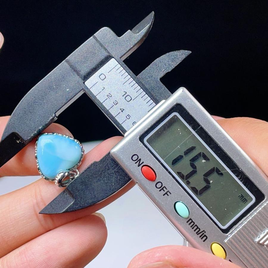 PROME 天然石 一点物 ラリマー 銀 シルバー S925 NO.V5734 :V5734:PROME - 通販 - Yahoo!ショッピング