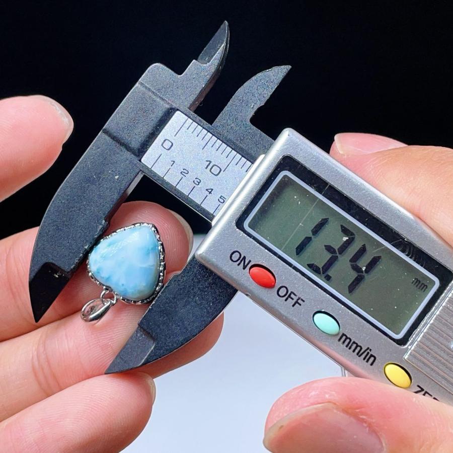 PROME 天然石 一点物 ラリマー 銀 シルバー S925 NO.V5738 : 天然石工場直売店 PROME - 通販 - Yahoo!ショッピング