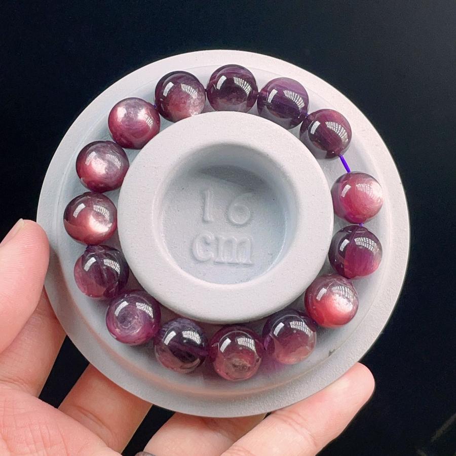 PROME 天然石 一点物 パープルマイカ ブレスレット NO.V803 :V803:PROME - 通販 - Yahoo!ショッピング