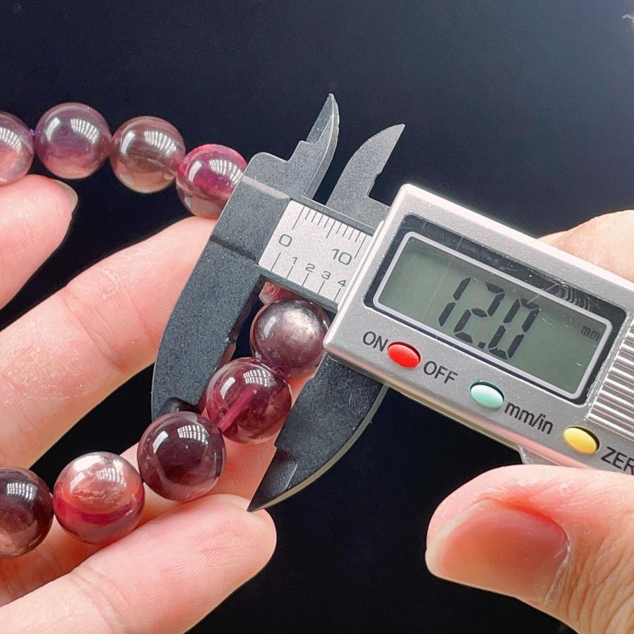 PROME 天然石 一点物 パープルマイカ ブレスレット NO.V808 : v808 : 天然石工場直売店 PROME - 通販 - Yahoo!ショッピング