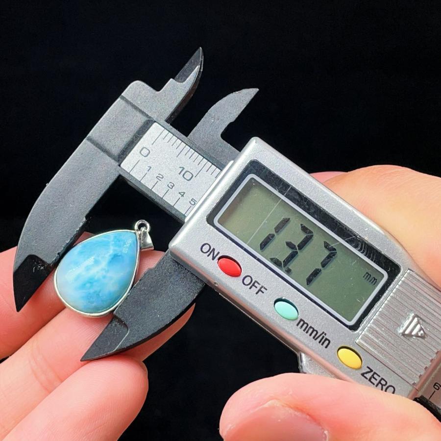 PROME 天然石 一点物 ラリマー 銀 シルバー S925 NO.V9283 : 天然石工場直売店 PROME - 通販 - Yahoo!ショッピング