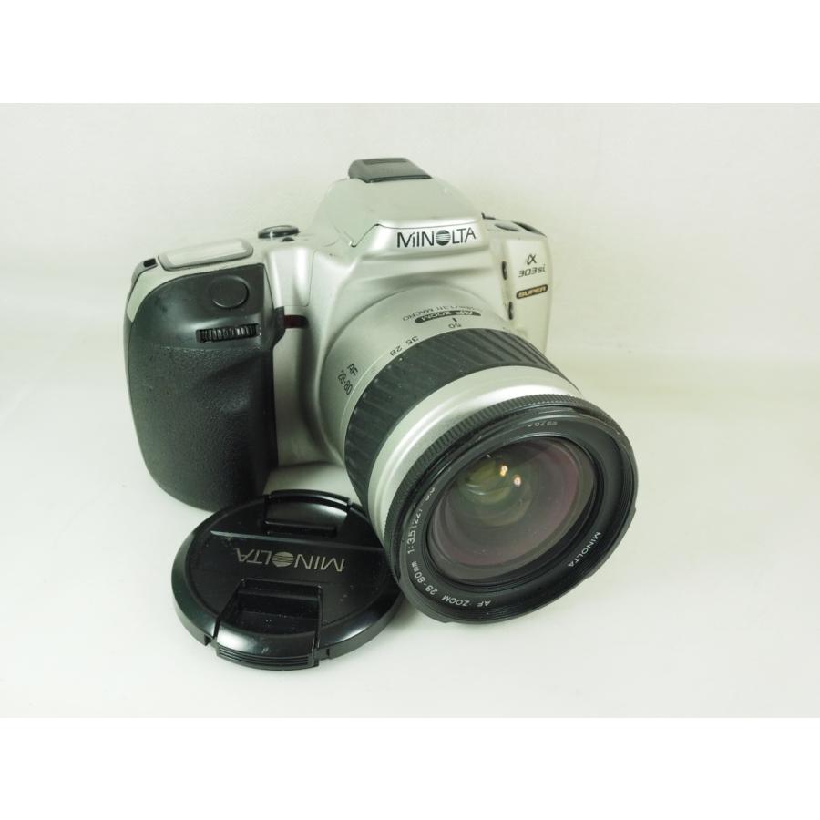ミノルタ α-303Si + minolta AF ZOOM 28-80mm 1:4-5.6 シルバー : afbm10011 : カメラの ...