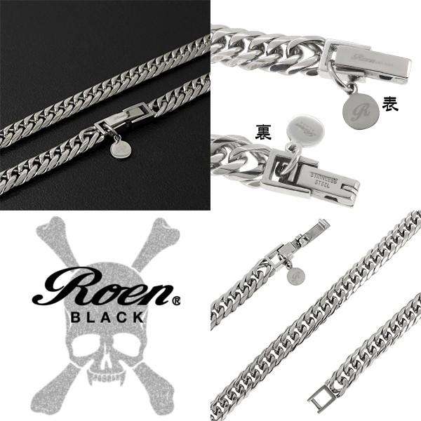 Roen ロエン ネックレス メンズ ブランド 6面カットダブル喜平 サージカルステンレス 5.7mm 50cm チェーン ネックレス プレゼント :FKS-RO-911:新宿銀の蔵 シルバー ...