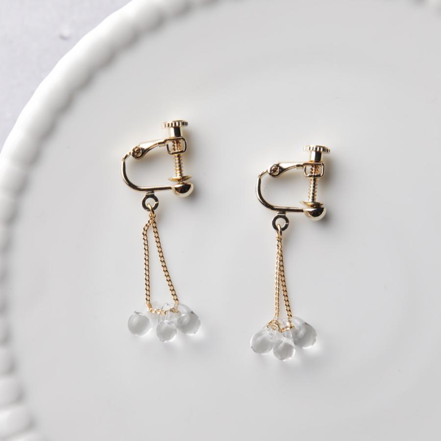 HARIO Lampwork Factory 購入特典付 アクセサリー イヤリング リトルティアーズ HAW-LT-003E プレゼント ギフト クリスマス 京都 ぎんやんま : 京うちわ ...