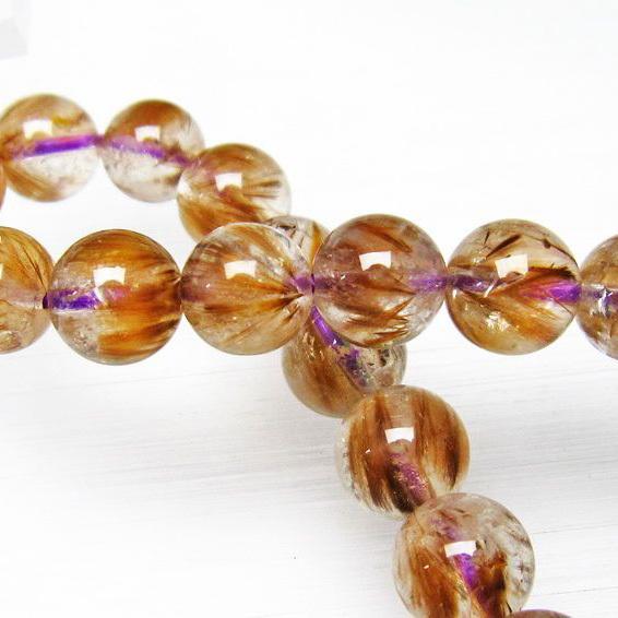 カコクセナイト インクォーツ ブレスレット 9mm l48-303 : l48-303 : 銀座東道 天然石専門店 - 通販 - Yahoo!ショッピング