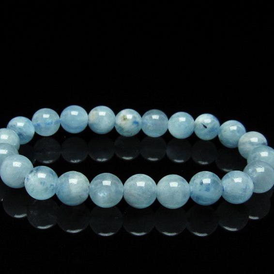 アクアマリン ブレスレット 9mm t35-19079 : 銀座東道 天然石専門店 - 通販 - Yahoo!ショッピング