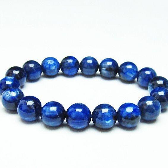 カイヤナイト ブレスレット 12mm t69-5891 : t69-5891 : 銀座東道 天然石専門店 - 通販 - Yahoo!ショッピング