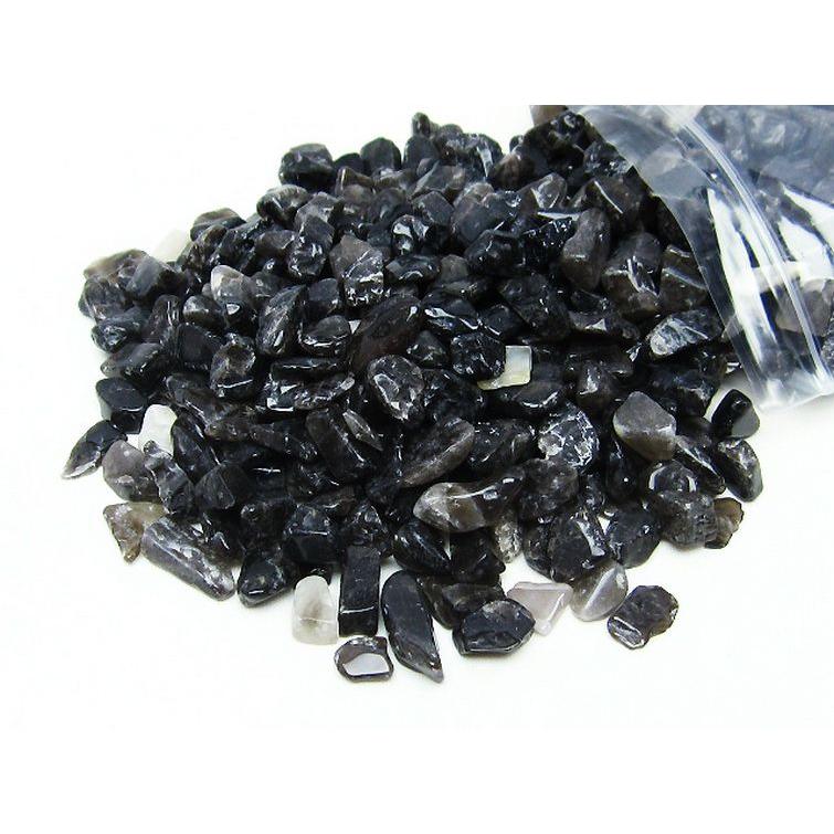 モリオン 純天然 黒水晶 さざれサイズ：中 t717-2 : 銀座東道 天然石専門店 - 通販 - Yahoo!ショッピング