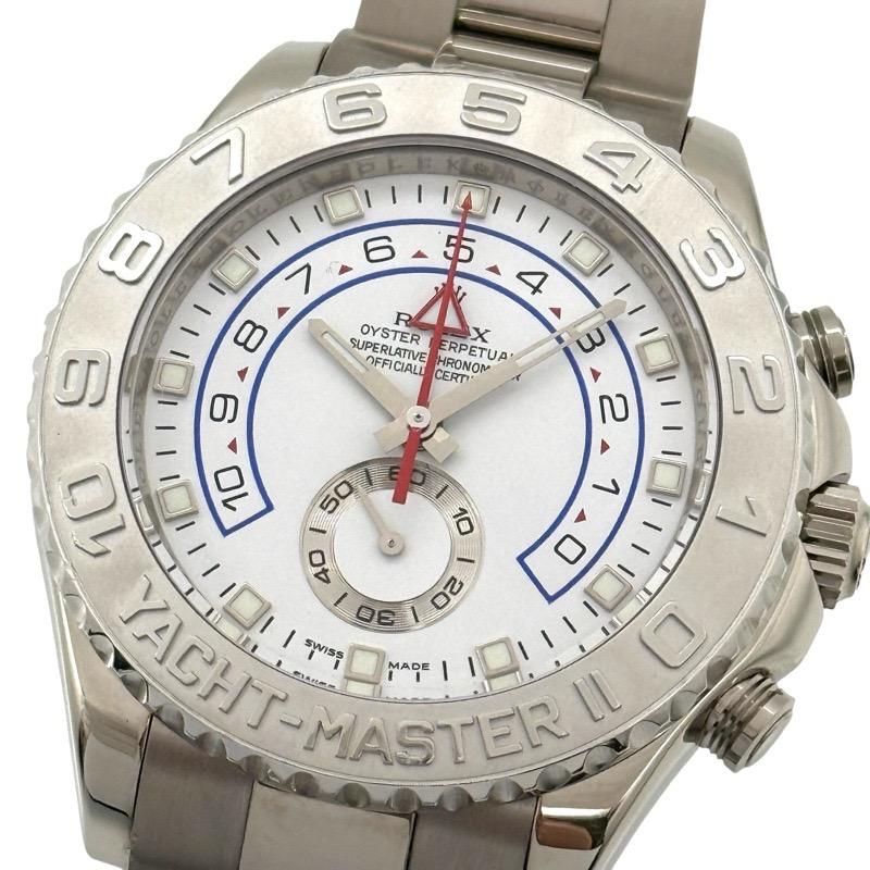 ROLEX ロレックス ヨットマスター2 116689 ホワイトゴールド 自動巻き ホワイト文字盤 : GINZA AXIS(銀座アクシス ...