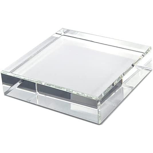 ペーパーウェイト 20x80x80mm クリスタルガラス キューブ ペーパーウェイト 20x80x80mm クリスタルガラス キューブ