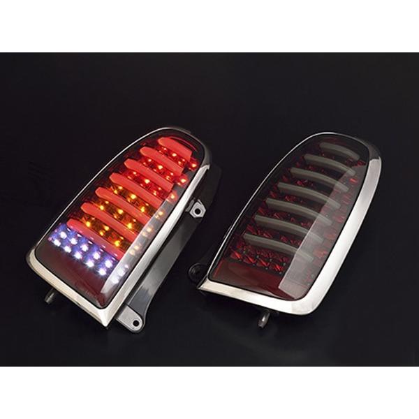 CLEAR WORLD（クリアワールド） チューブフルLEDテールランプ シーケンシャル インナーレッドクローム/スモークレンズ ミラジーノ（L700・L710） :clearworld ...