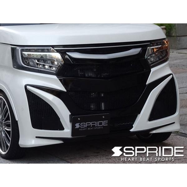SPRIDE（エスプライド） N BOXカスタム（JF3・JF4） フロントバンパー専用ナンバーステー（未塗装） :spride-nboxcustom-jf3-numberstay ...