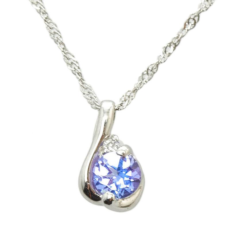 Pt900 プラチナ Pt850 プラチナ タンザナイト ダイヤ0.01ct ネックレス ペンダント レディース 中古 : 1-0080472 : 銀座パリス Yahoo!ショッピング店 ...