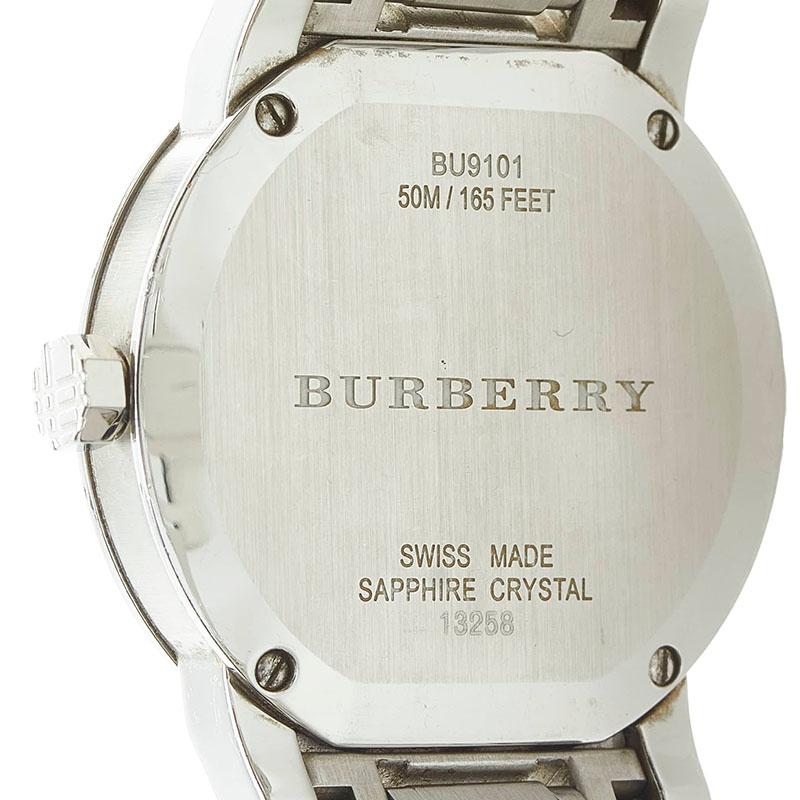 BURBERRY バーバリー 腕時計 BU9101 クオーツ ブラック文字盤 ステンレススチール メンズ 【中古】 : 銀座パリス Yahoo ...