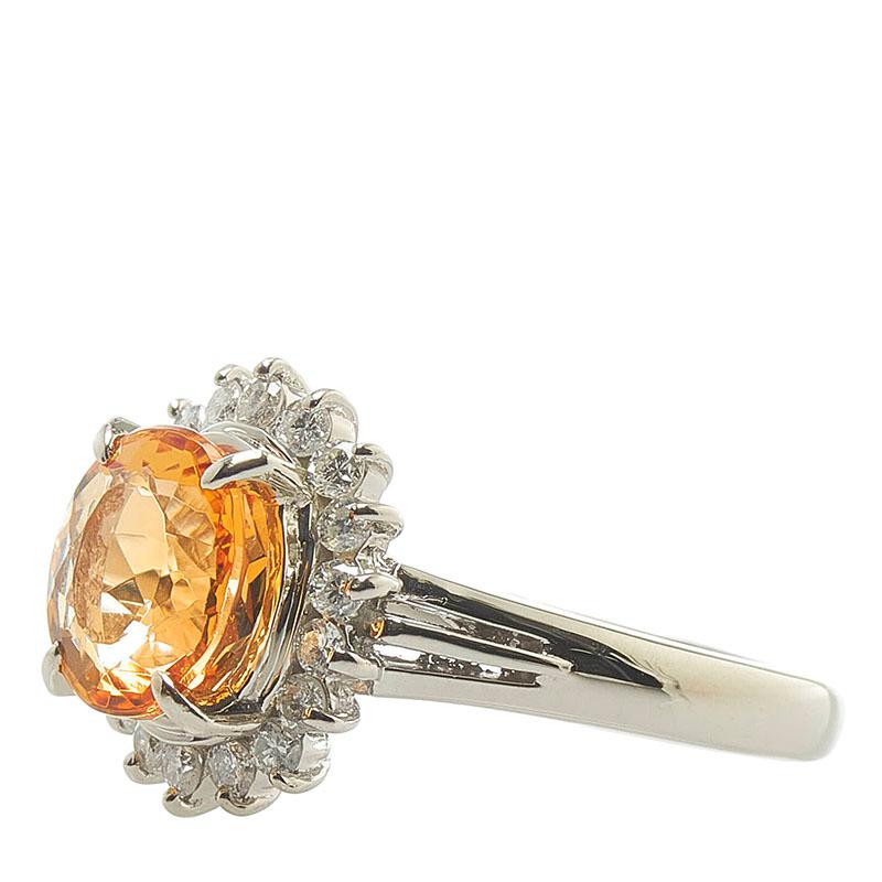 Pt900 プラチナ インペリアルトパーズ2.42ct ダイヤ0.34ct リング 指輪 レディース 12号 中古 : 銀座パリス Yahoo!ショッピング店 - 通販 - Yahoo!ショッピング