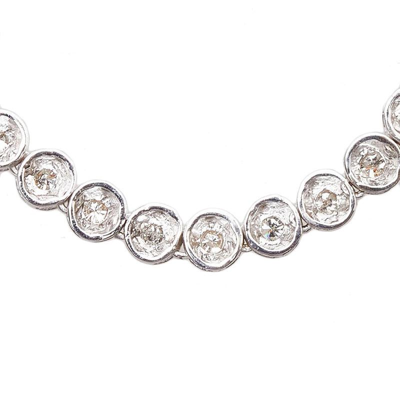 K18WG ホワイトゴールド ダイヤ2.00ct テニスチェーン ネックレス レディース 中古 : 銀座パリス Yahoo!ショッピング店 - 通販 - Yahoo!ショッピング