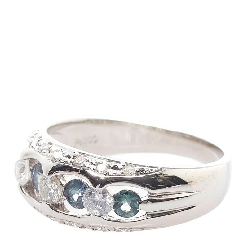 Pt900 プラチナ アレキサンドライト0.35ct ダイヤ0.43ct リング 指輪 レディース 10.5号 中古 : 銀座パリス Yahoo!ショッピング店 - 通販 - Yahoo!ショッピング