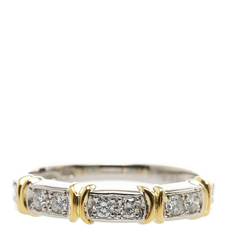 Pt900 プラチナ K18 ゴールド コンビ ダイヤ0.25ct リング 指輪 レディース 10号 中古 : 1-0097189 : 銀座パリス Yahoo!ショッピング店 - 通販 ...