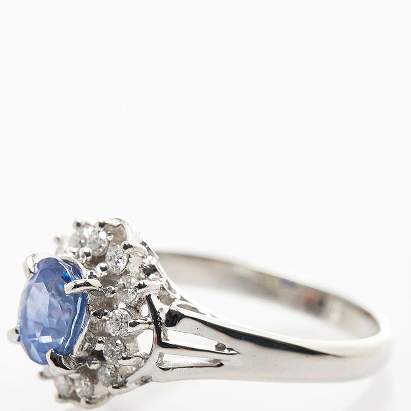 Pt900 プラチナ サファイア0.97ct ダイヤ0.20ct リング 指輪 レディース 10号 中古 : 銀座パリス Yahoo!ショッピング店 - 通販 - Yahoo!ショッピング