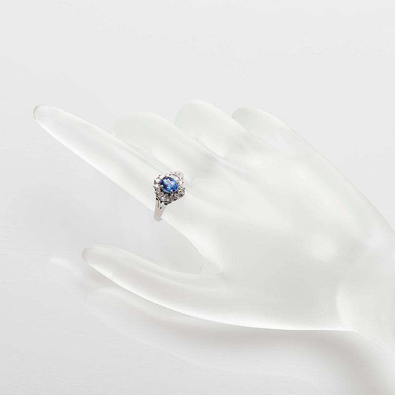 Pt900 プラチナ サファイア0.97ct ダイヤ0.20ct リング 指輪 レディース 10号 中古 : 銀座パリス Yahoo!ショッピング店 - 通販 - Yahoo!ショッピング