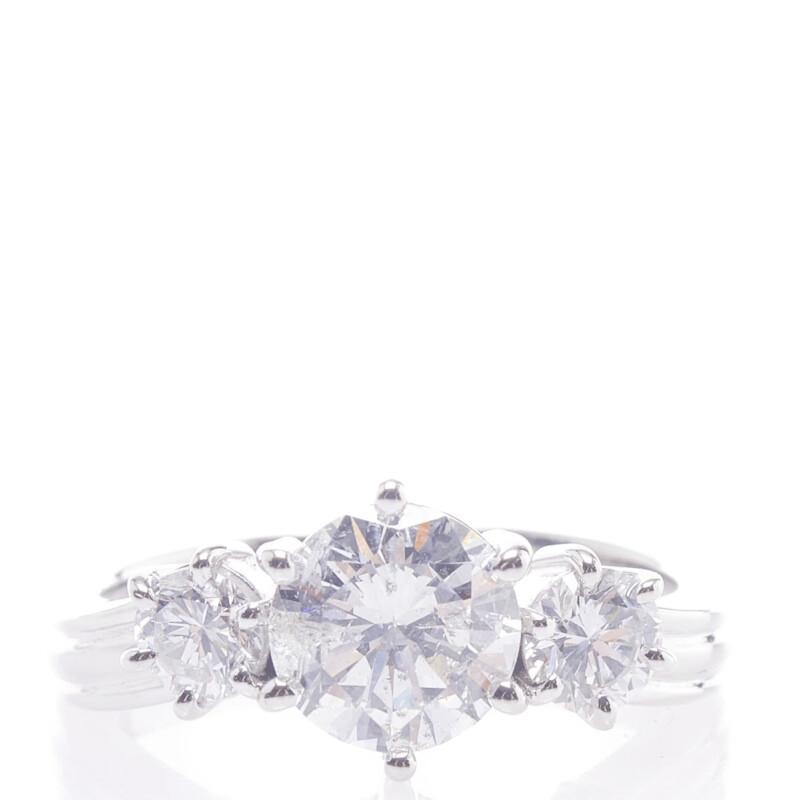 Pt900 プラチナ ダイヤ1.09ct ダイヤ0.47ct リング 指輪 レディース 10号 中古 : 銀座パリス Yahoo!ショッピング店 - 通販 - Yahoo!ショッピング