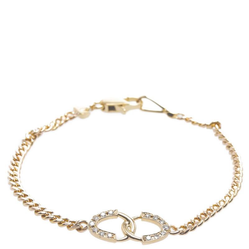 K18YG イエローゴールド ダイヤ0.20ct ブレスレット レディース 中古 : 銀座パリス Yahoo!ショッピング店 - 通販 - Yahoo!ショッピング