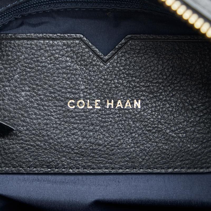 COLE HAAN コールハーン ボストンバッグ ハンドバッグ ブラック ゴールド レザー レディース 【中古】 : 銀座パリス Yahoo ...