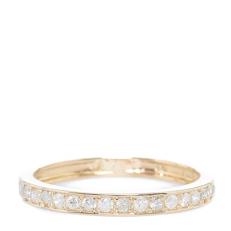 K18YG イエローゴールド ダイヤ0.35ct リング 指輪 レディース 14号 中古 : 銀座パリス Yahoo!ショッピング店 - 通販 - Yahoo!ショッピング