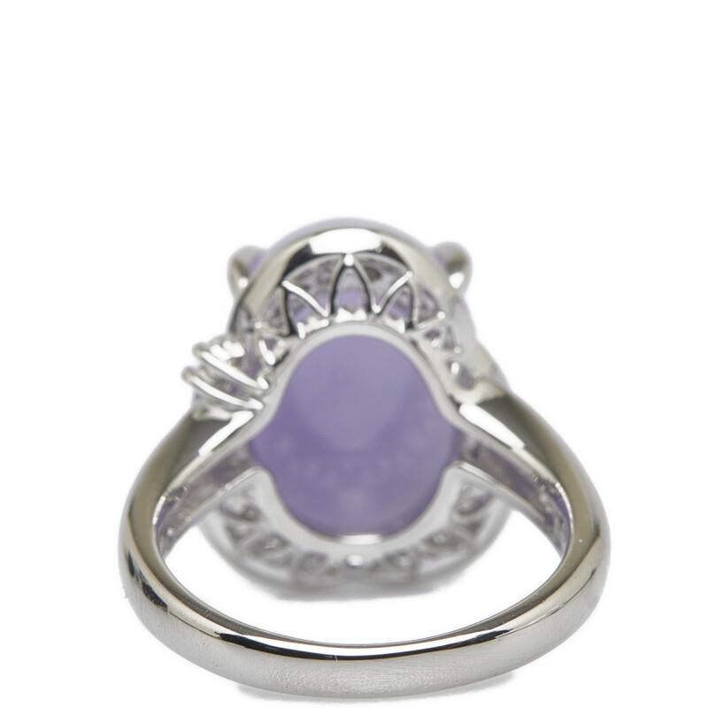 Pt900 プラチナ ラベンダー翡翠9.20ct ダイヤ0.36ct リング 指輪 レディース 12号 中古 : 銀座パリス Yahoo!ショッピング店 - 通販 - Yahoo!ショッピング