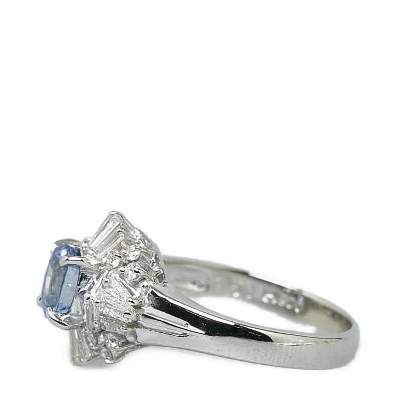 Pt900 プラチナ サファイア1.01ct ダイヤ0.59ct リング 指輪 レディース 10号 中古 : 銀座パリス Yahoo!ショッピング店 - 通販 - Yahoo!ショッピング
