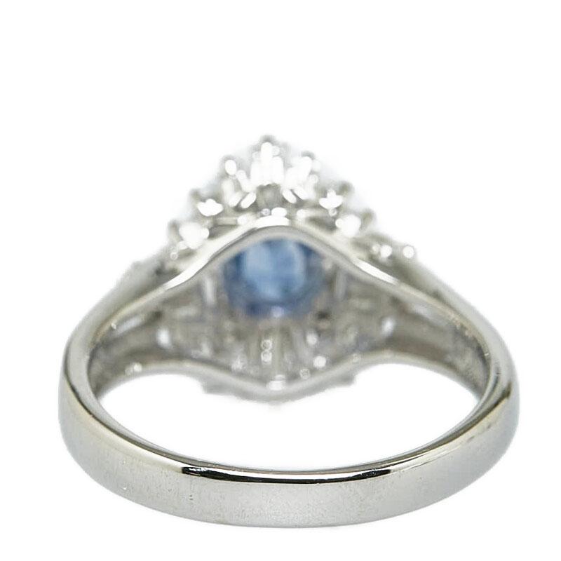 Pt900 プラチナ サファイア1.01ct ダイヤ0.59ct リング 指輪 レディース 10号 中古 : 銀座パリス Yahoo!ショッピング店 - 通販 - Yahoo!ショッピング