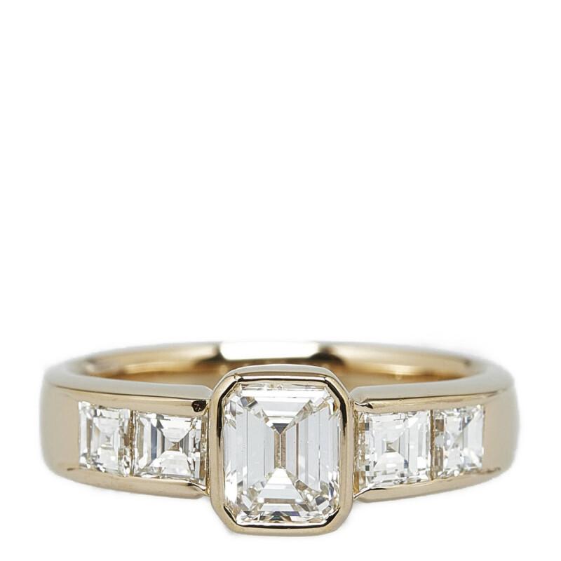 K18YG イエローゴールド ダイヤ0.89ct ダイヤ0.79ct リング 指輪 レディース 12.5号 中古 : 銀座パリス Yahoo!ショッピング店 - 通販 - Yahoo!ショッピング