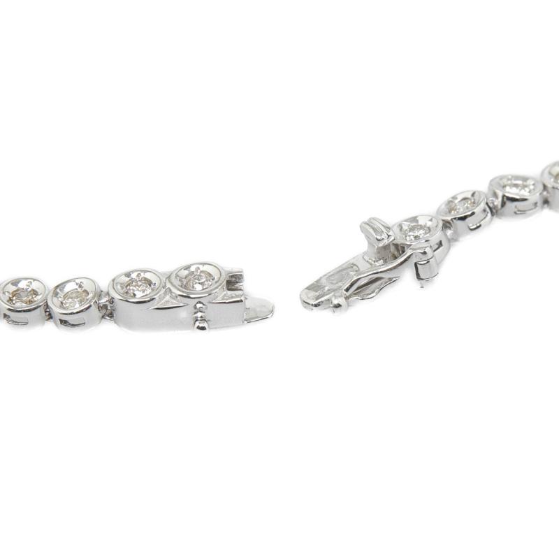 K18WG ホワイトゴールド ダイヤ1.00ct テニスチェーン ブレスレット レディース 中古 : 銀座パリス Yahoo!ショッピング店 - 通販 - Yahoo!ショッピング